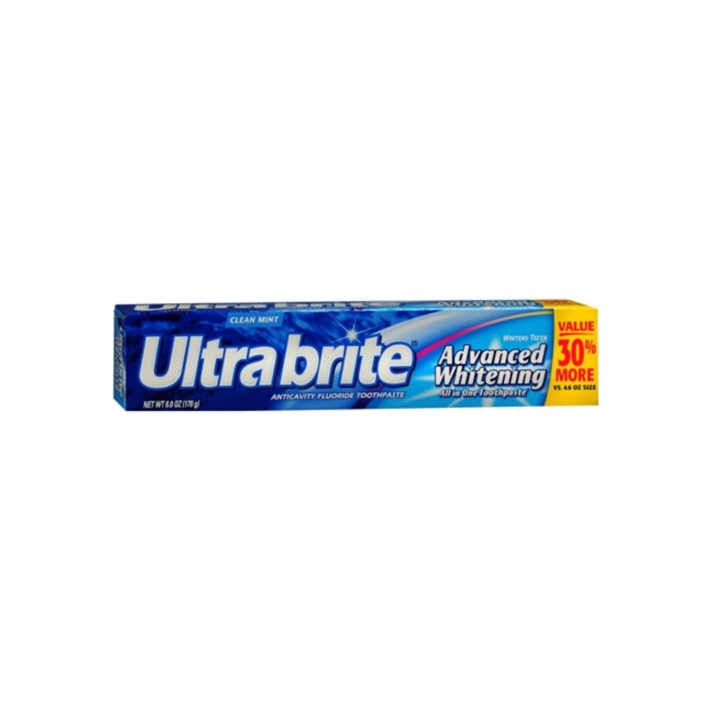 Ultra brite Advanced Whitening Toothpaste Clean Mint 6 oz – valpacks