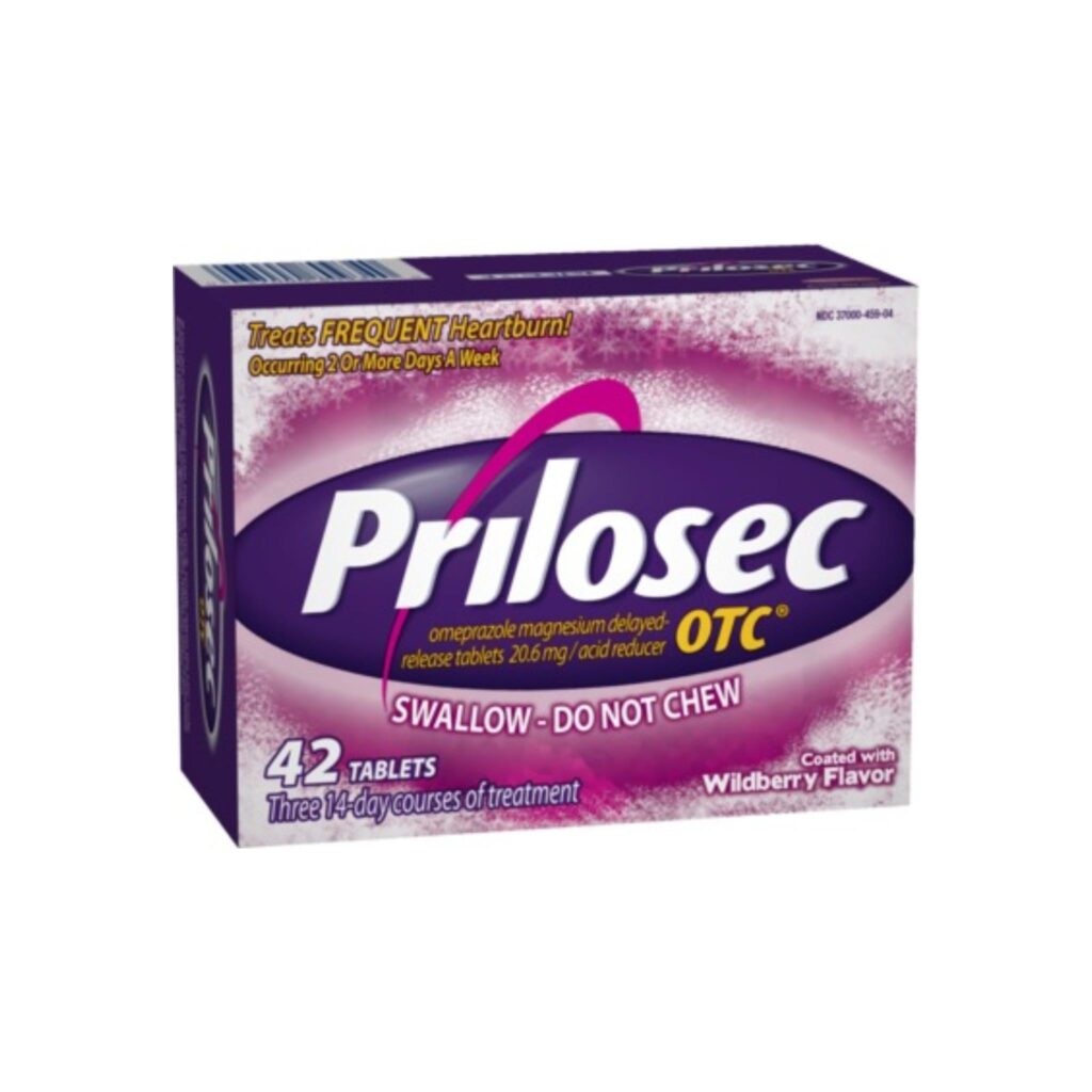 Prilosec OTC Acid Reducer, Delayed-Release Tablets – valpacks