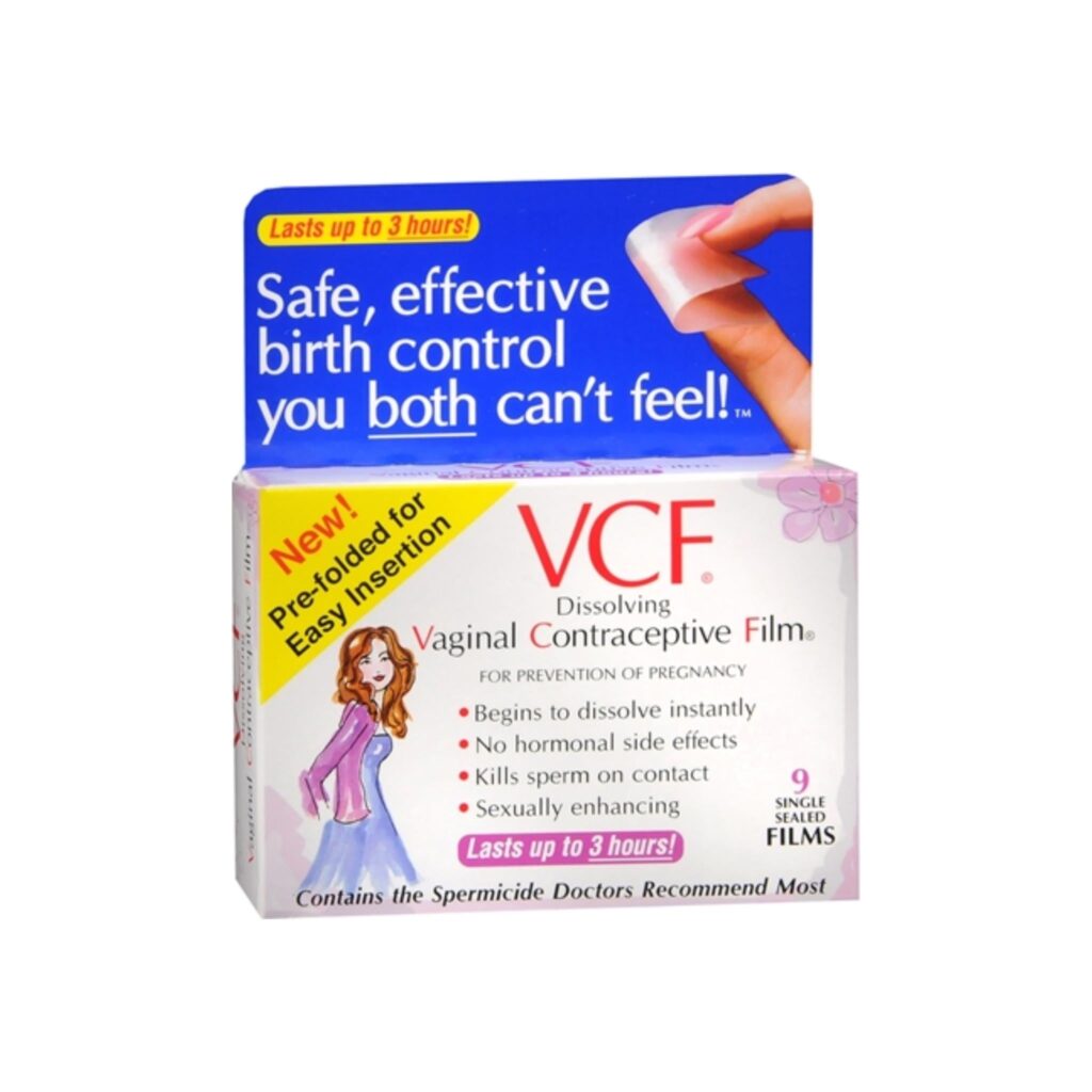 VCF Vaginal Contraceptive Films 9 Each – valpacks