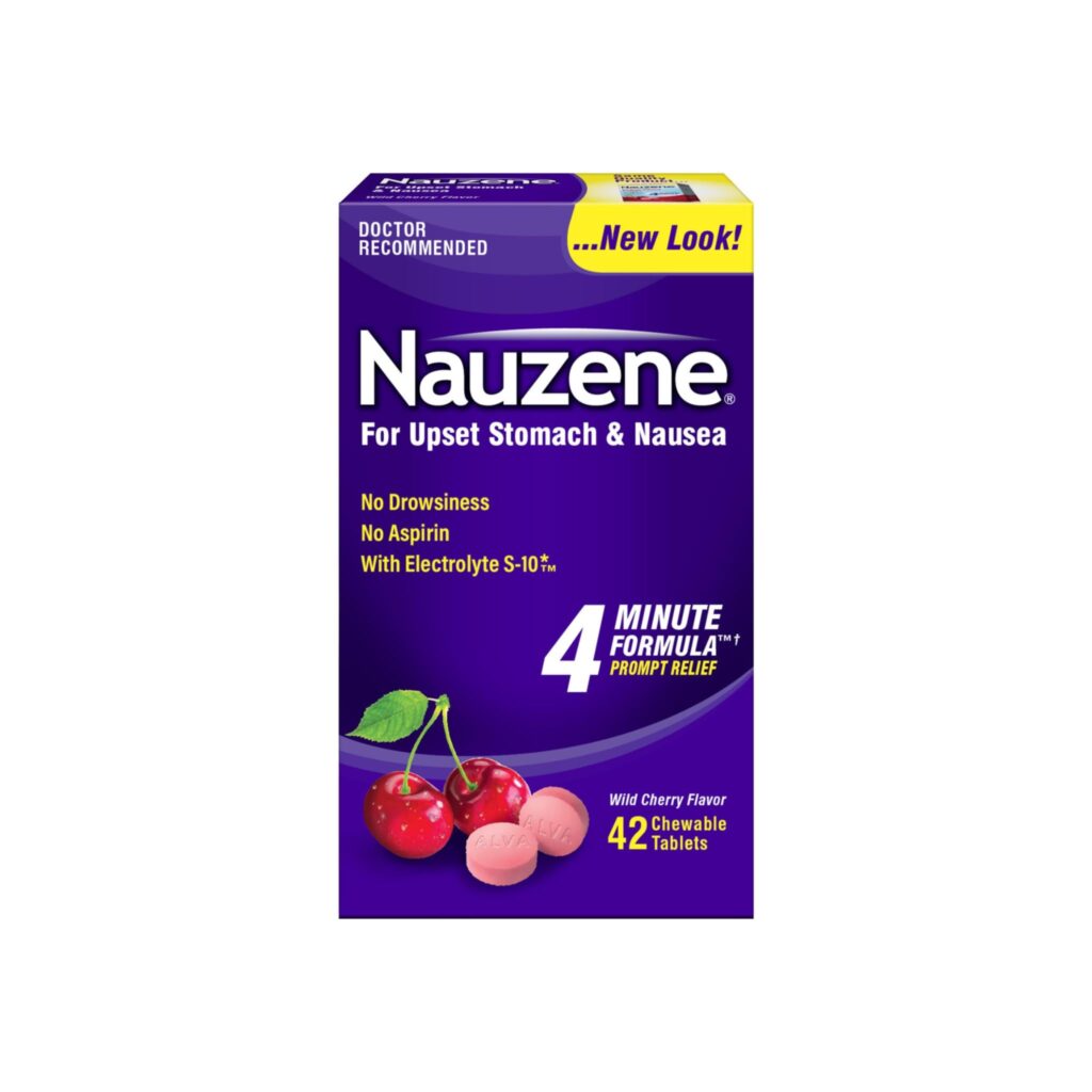 Nauzene Chewables Wild Cherry Flavor 40 Tablets – valpacks