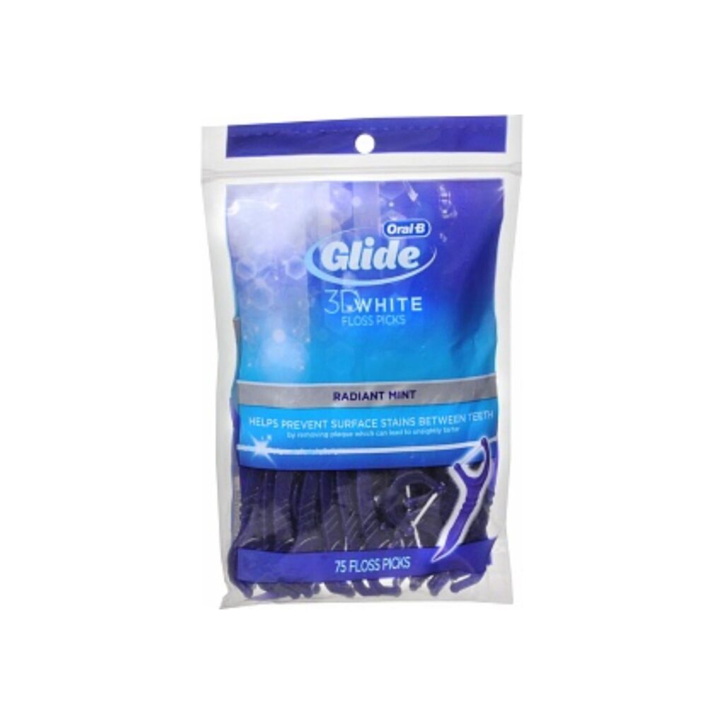 Glide 3D White Floss Picks, Radiant Mint 75 ea – valpacks