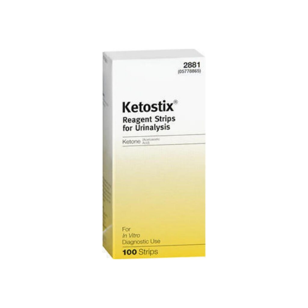 Ketostix Bayer Reagent Strips for Urinalysis, Ketone Test 100 ea – valpacks