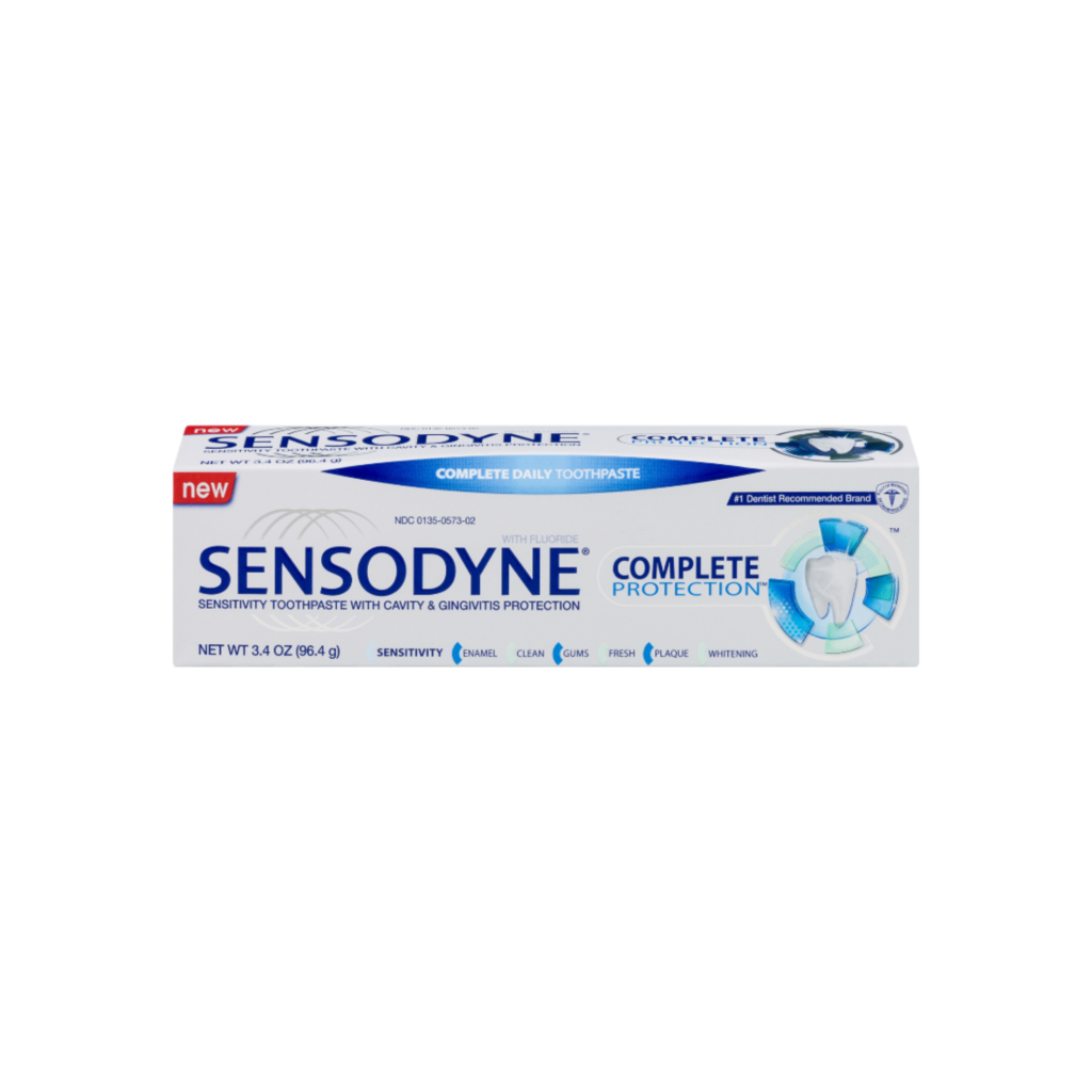 Sensodyne Complete Protection Sensitivity Toothpaste with Cavity ...