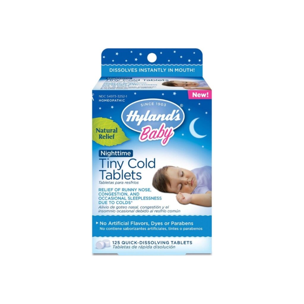 Hyland’s Baby Nighttime Tiny Cold Tablets, 125 ea – valpacks