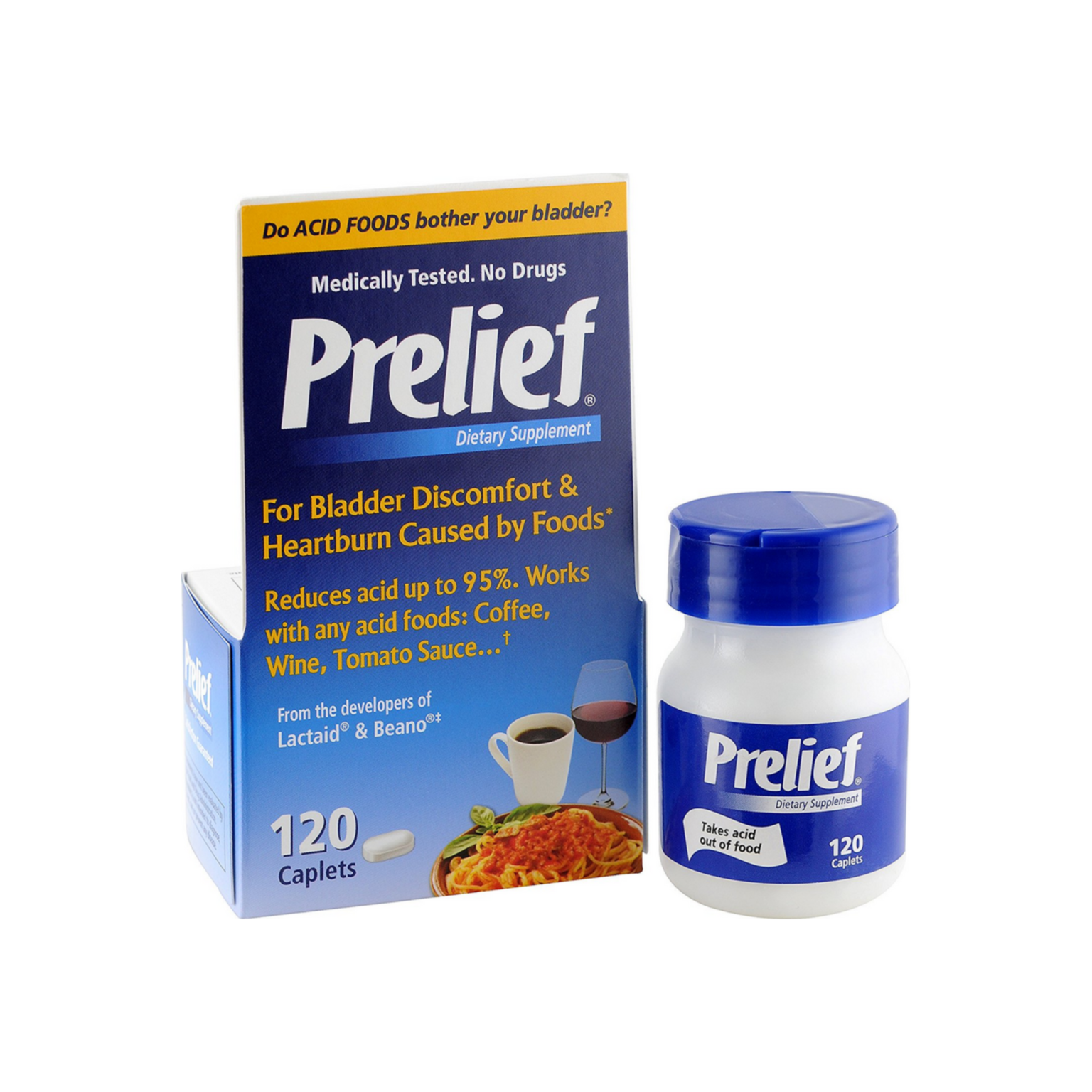 Prelief Acid Reducer Dietary Supplement Caplets 120 ea – valpacks